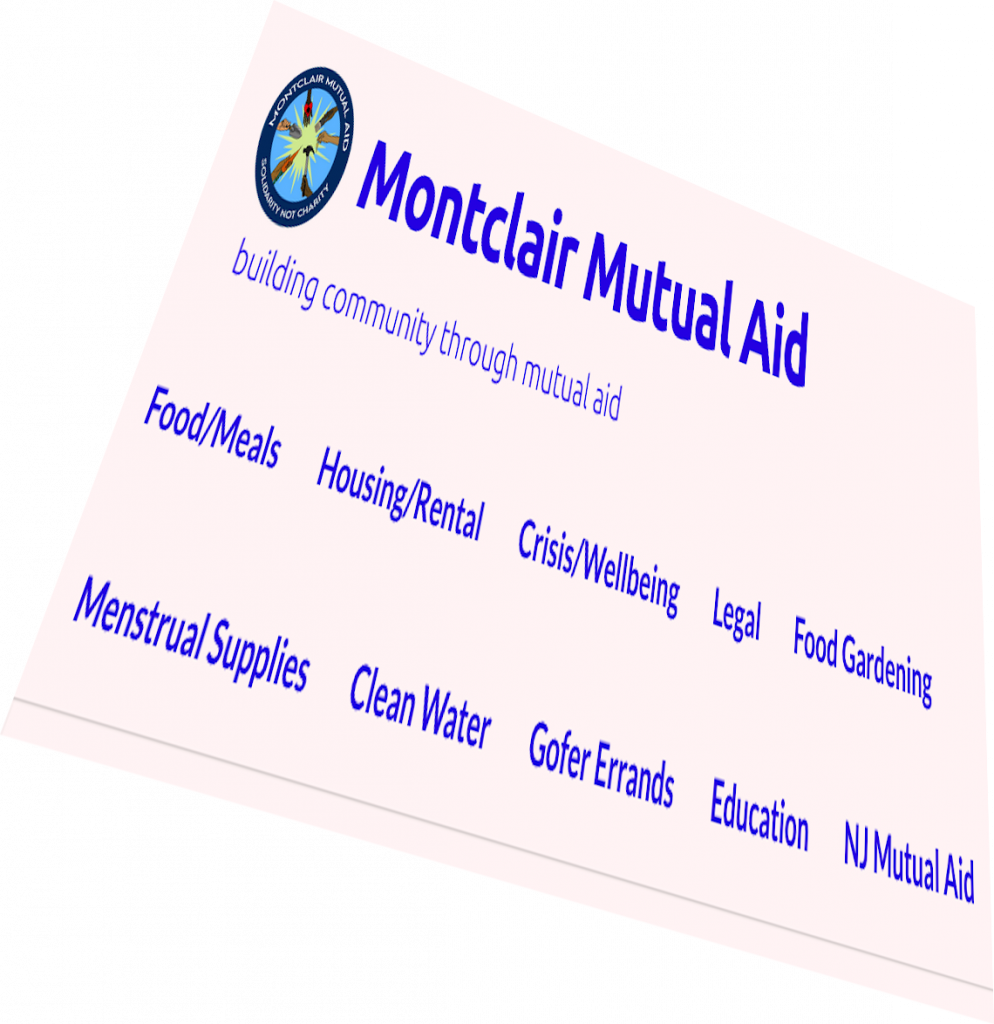 Montclair Mutual Aid volunteer task opportunities – Montclair Mutual Aid
